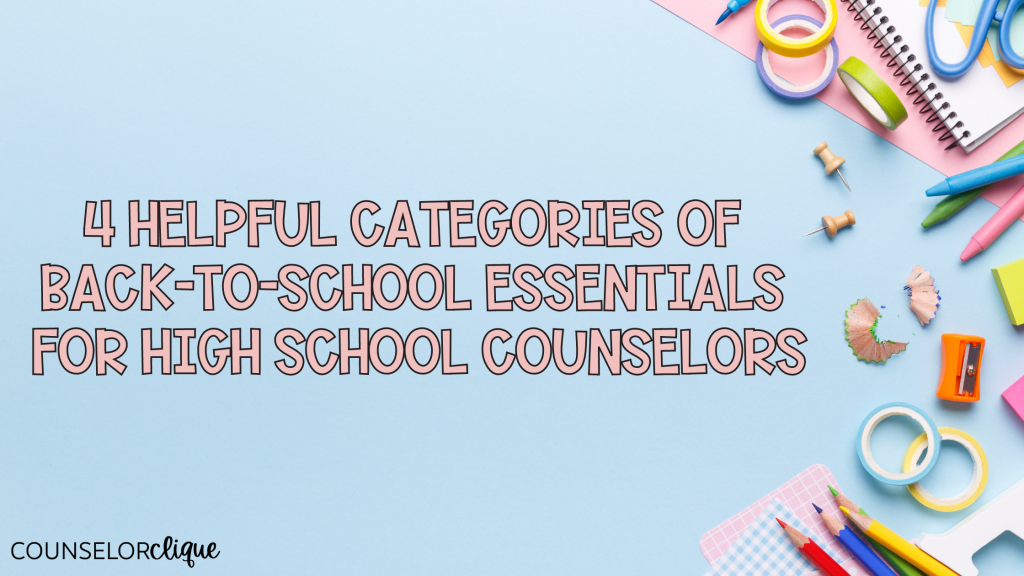 5 Helpful Categories of Back to School Essentials for High School ...