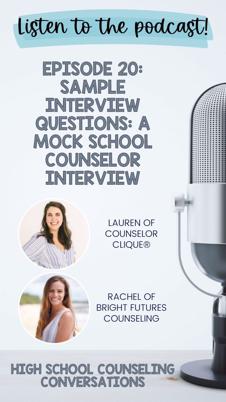 Sample Interview Questions: A Mock School Counselor Interview with ...
