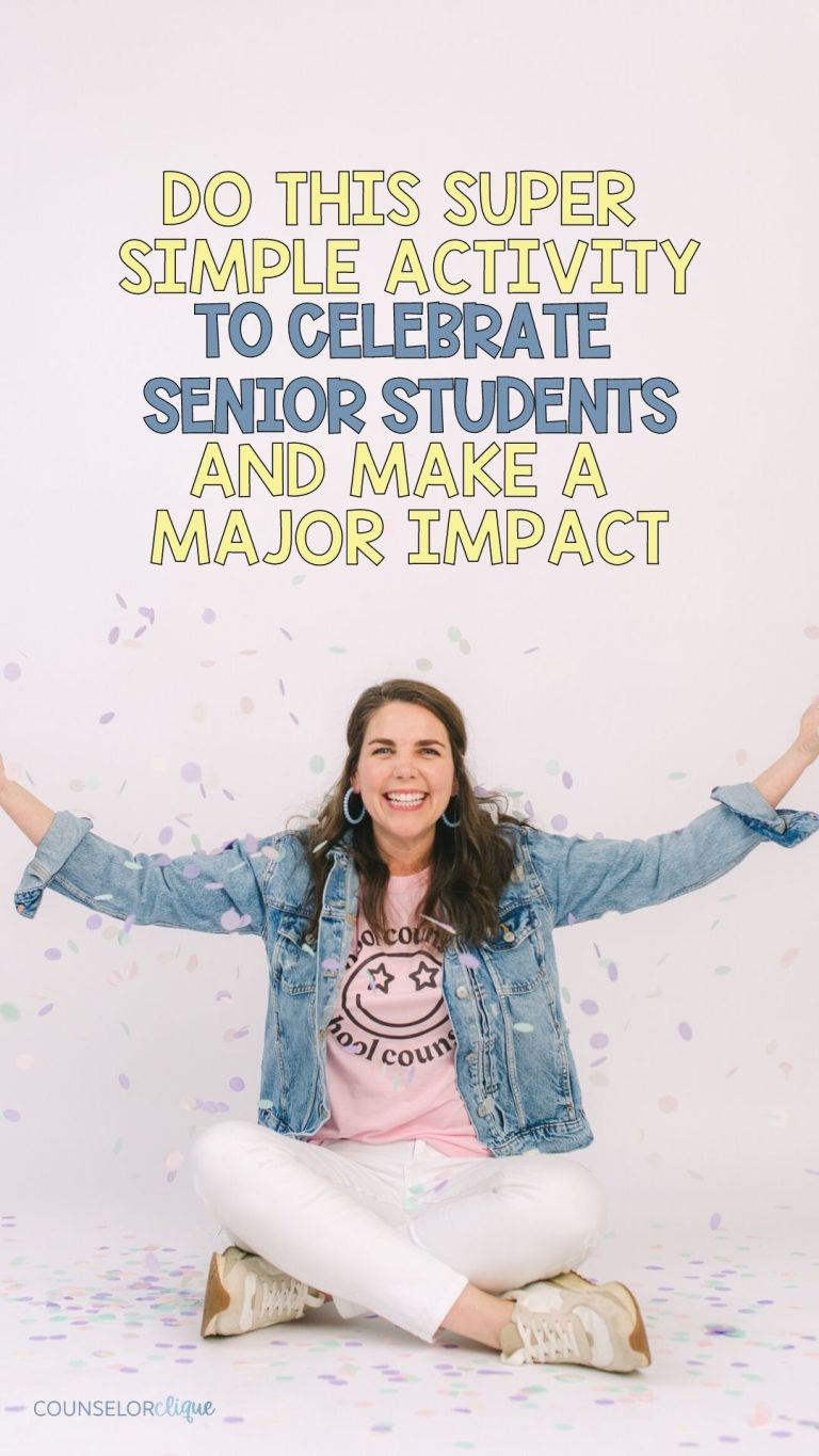 Do This 1 Super Simple Activity to Celebrate Senior Students and Make a ...
